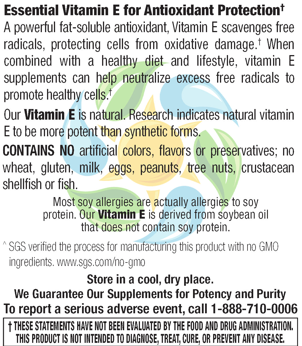 Vitamin E 1,000 IU Plus Mixed Tocopherols Softgels 90 Count – Livamed